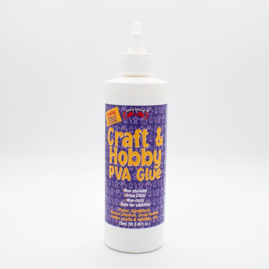 Helmar Craft and Hobby PVA Glue 250ml – Homecraft Textiles