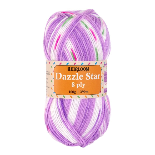 Heirloom Dazzle Star 8 Ply Knitting Yarn – Homecraft Textiles