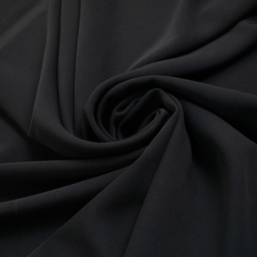 Black Scuba Crepe Suiting – Homecraft Textiles