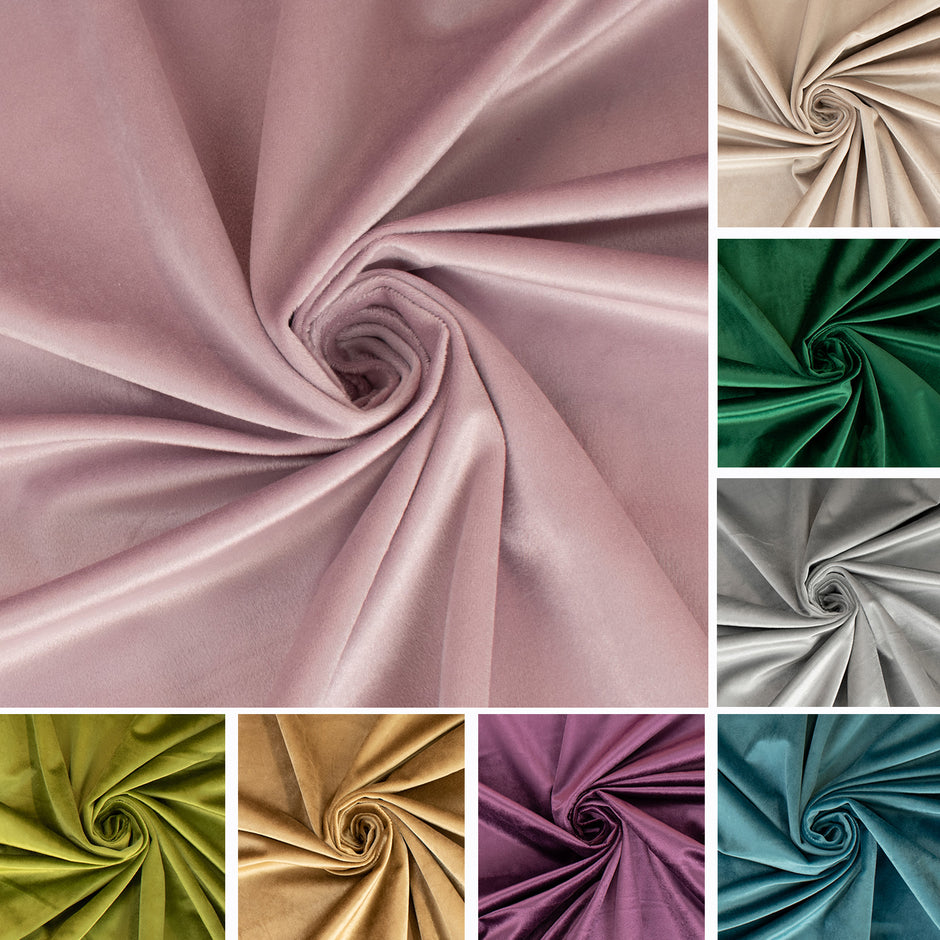 Buy Online Velvet, Velveteen, Velour Fabric & Material – Homecraft Textiles