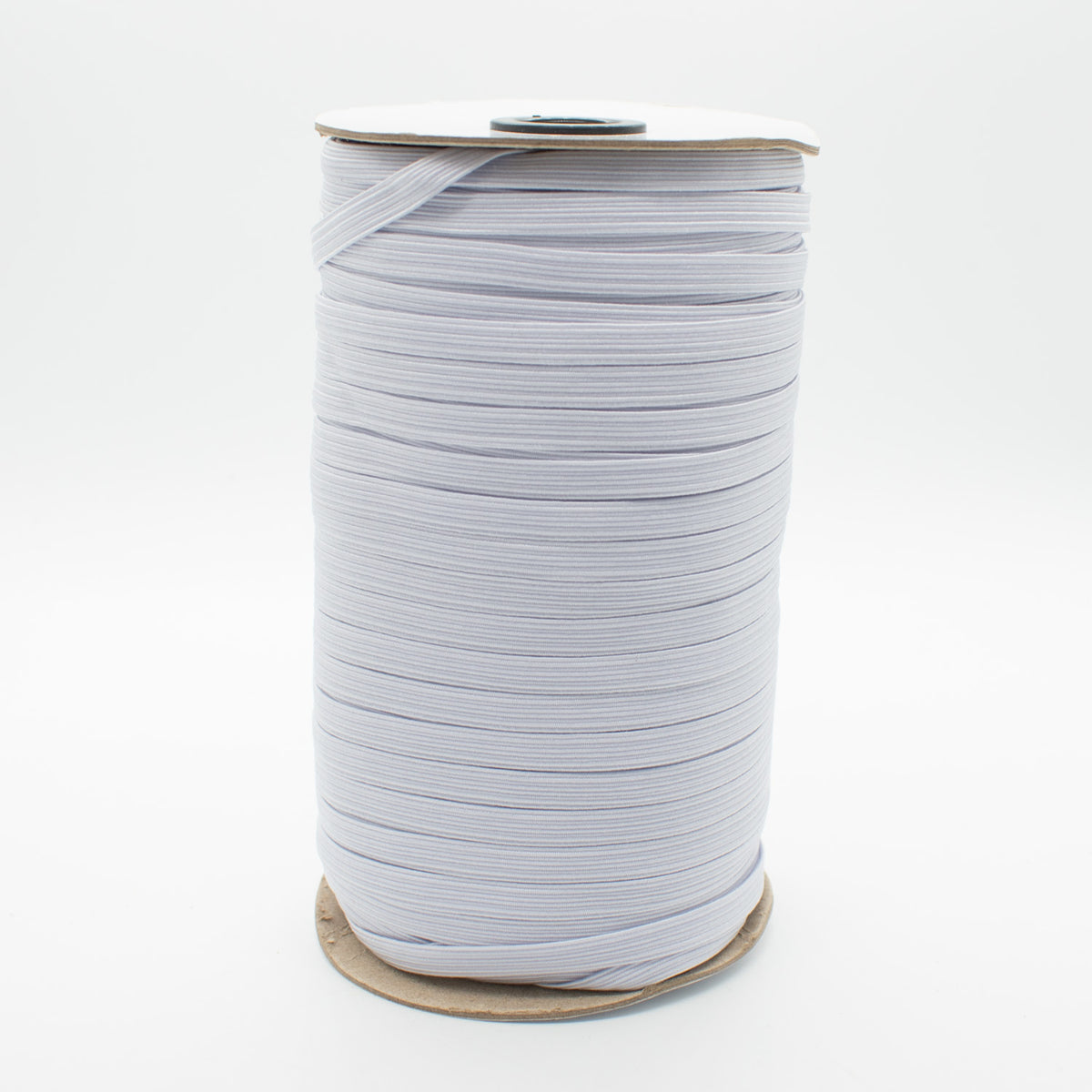 6mm Braided Elastic 200M Roll – Black and White – Homecraft Textiles