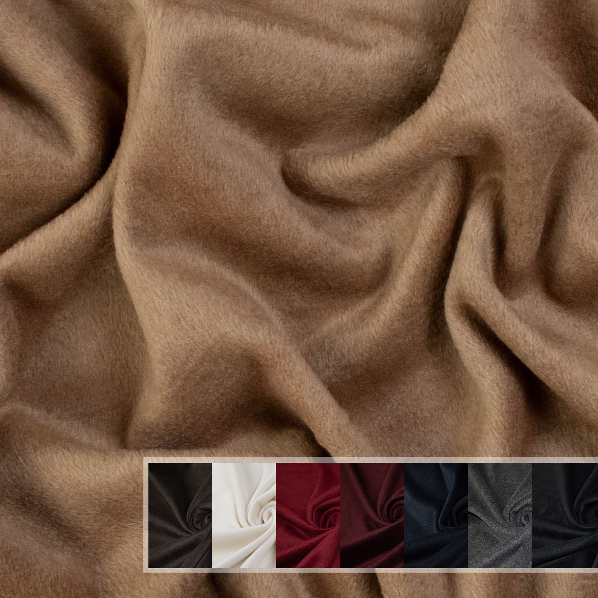 Brushed Wool Modal Felt Coating – Heavyweight Premium Wool Blend ...