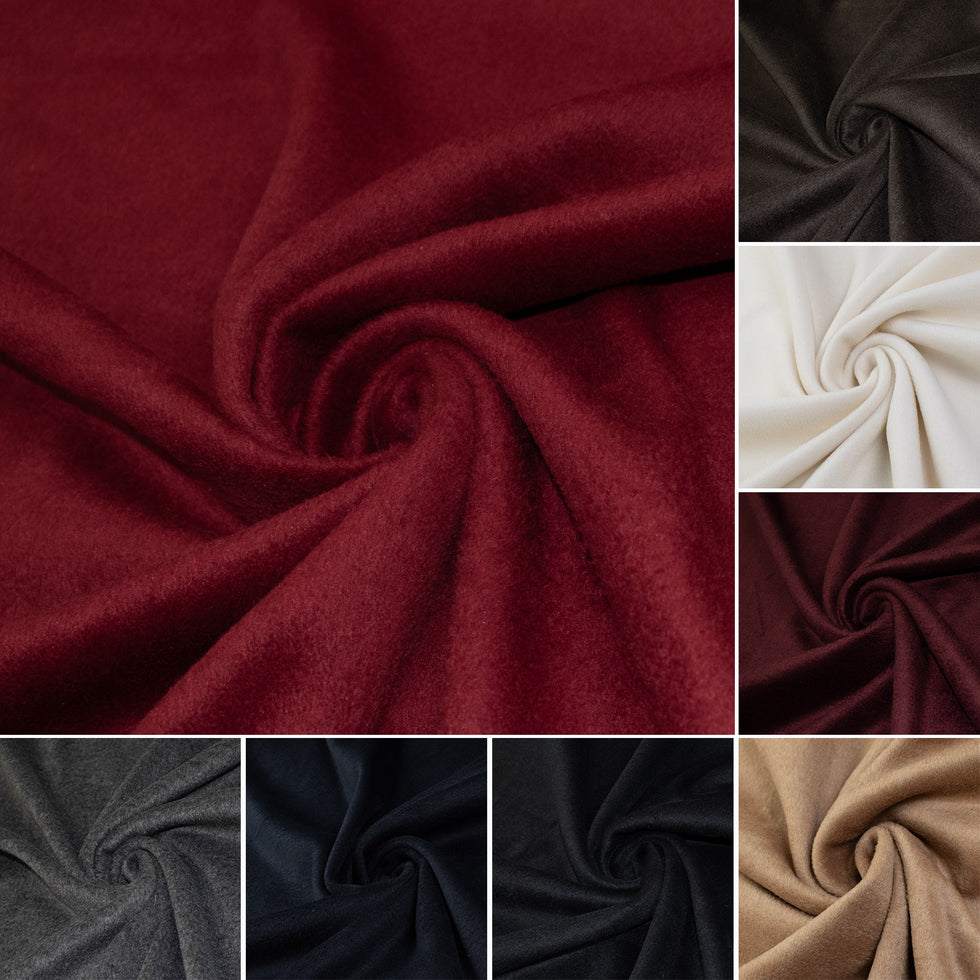 Brushed Wool Modal Felt Coating – Heavyweight Premium Wool Blend ...