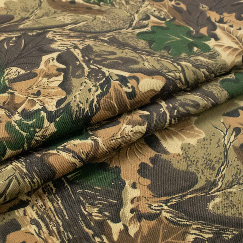 Camouflage/Army Leaves Cotton Blend Canvas Prints 120cm – Homecraft ...