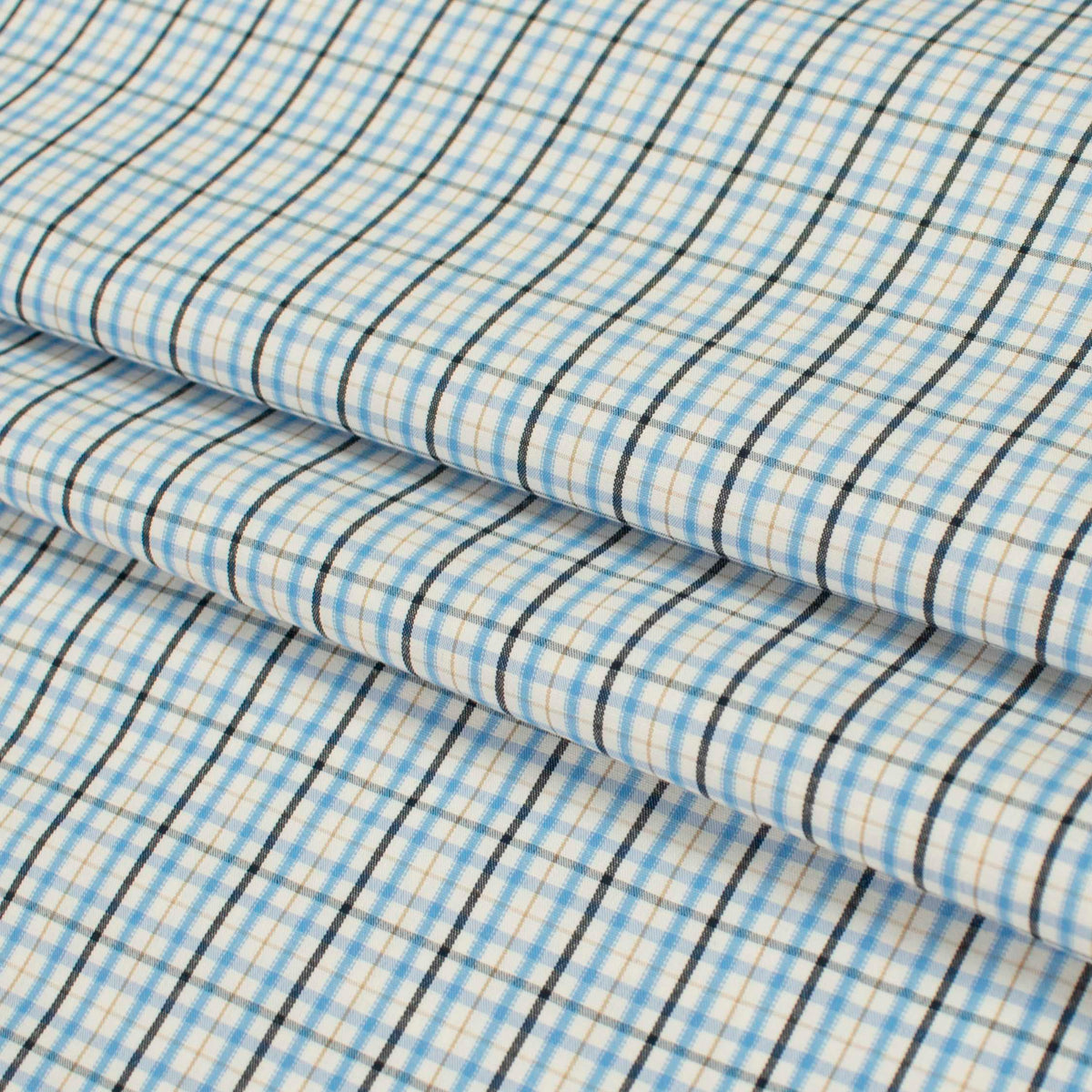 Check Shirting 150cm Design-19 Blue & Black Gingham – Homecraft Textiles