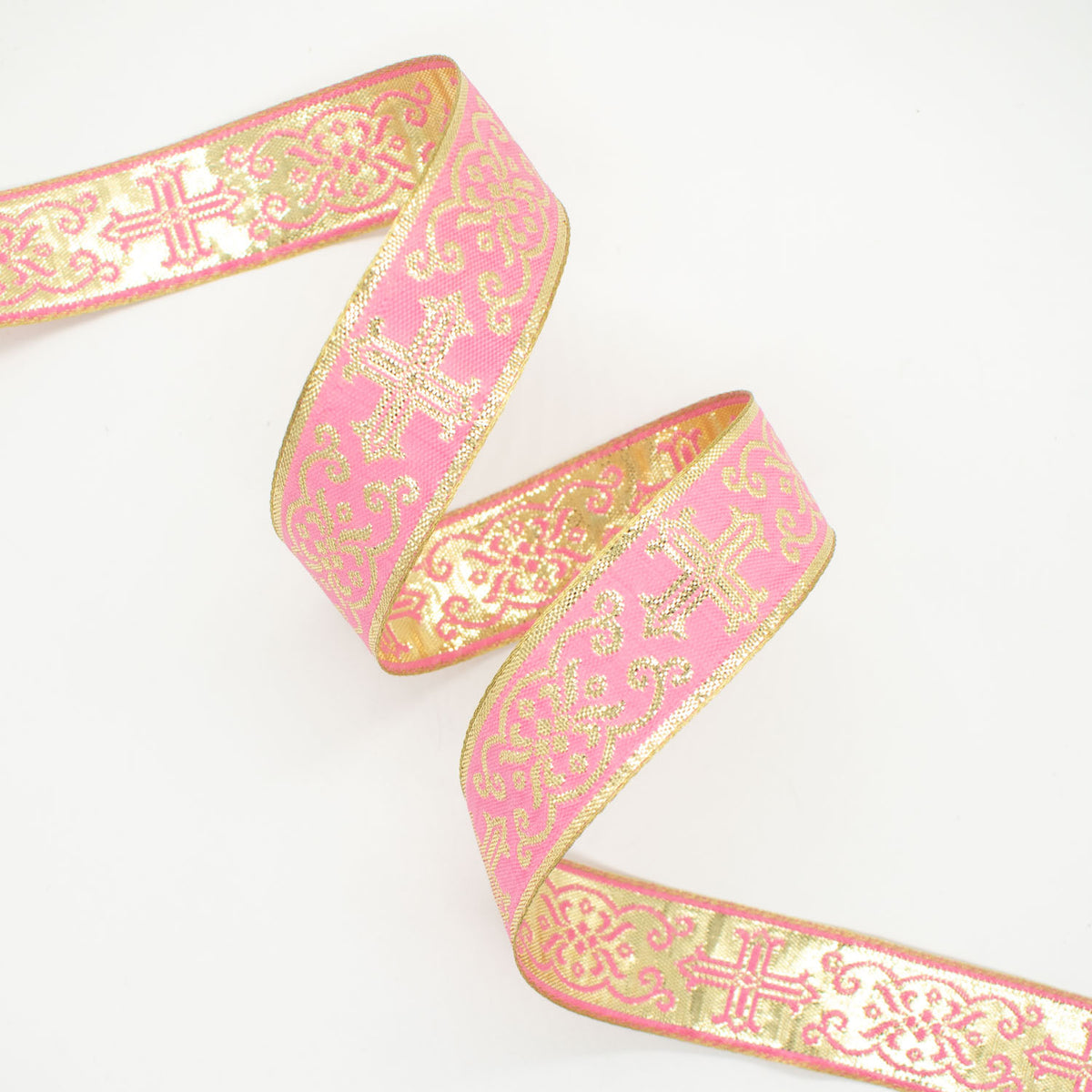 Church Liturgical Vestments Gold Embroidered Jacquard Ribbon ...