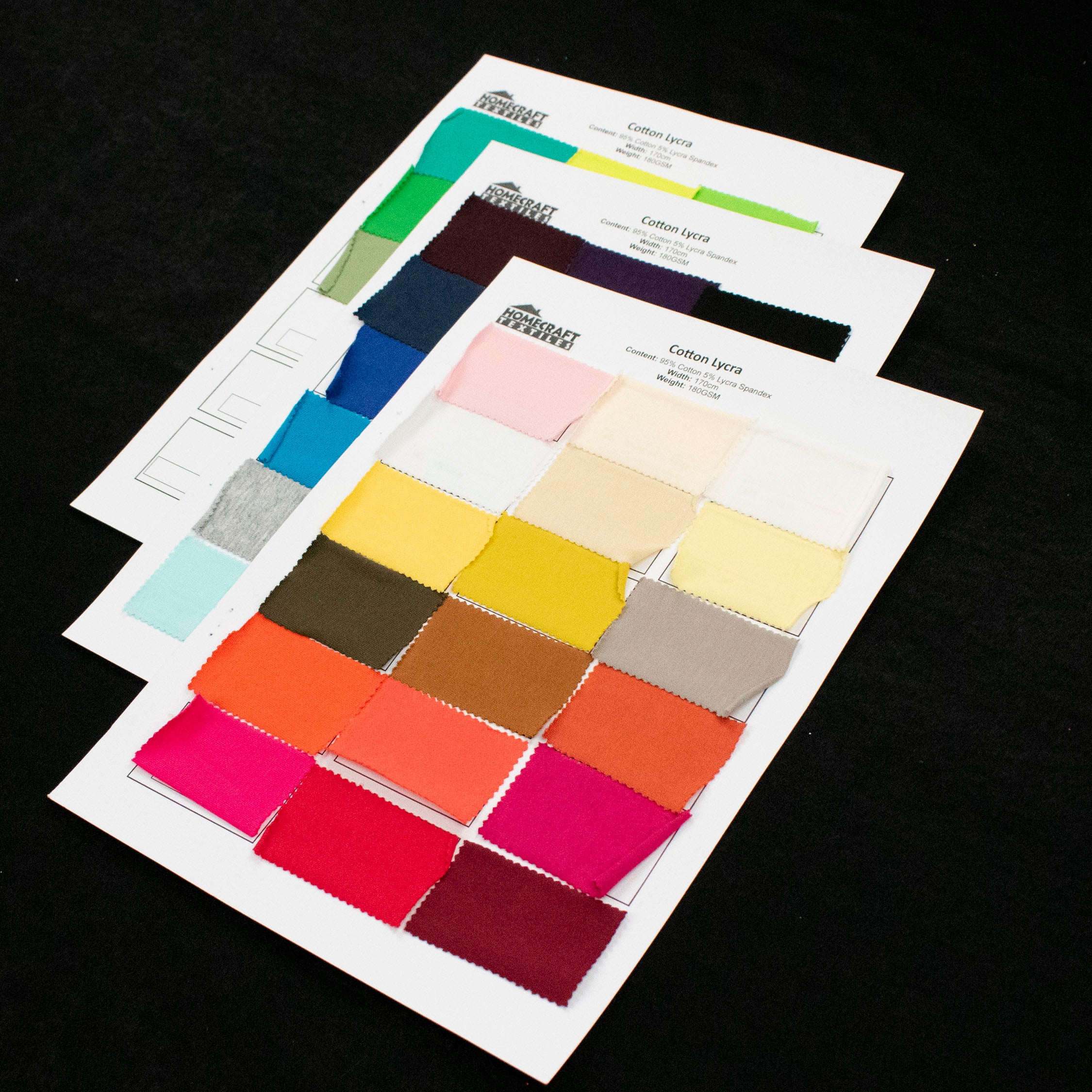 Cotton Lycra Sample Book – Homecraft Textiles