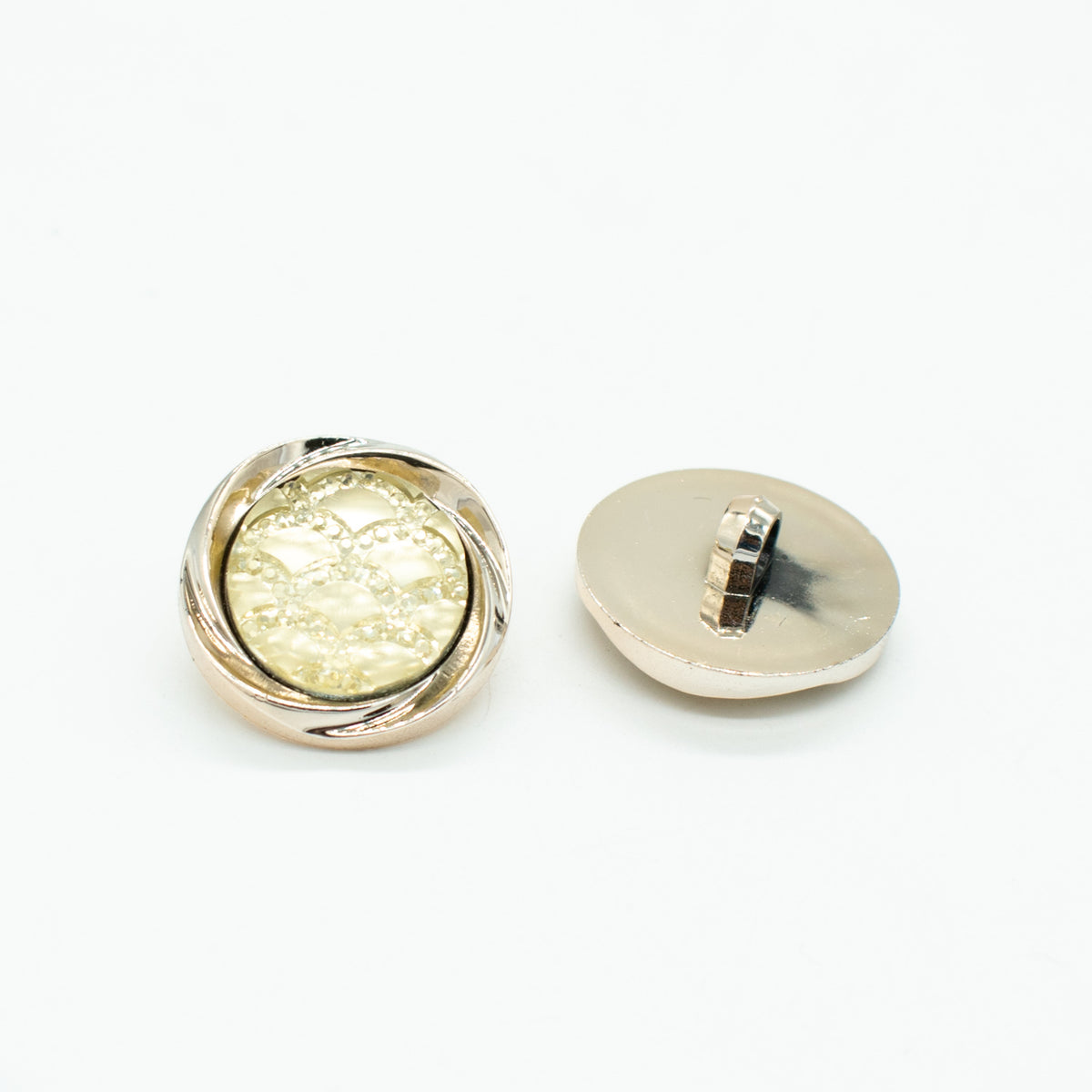 Fancy Light Gold Diamond Shank Button – Homecraft Textiles