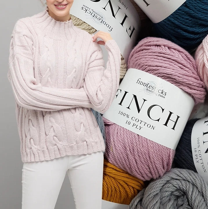 Fiddlesticks Finch 100% Cotton 10 Ply Crochet/ Knitting Yarn ...