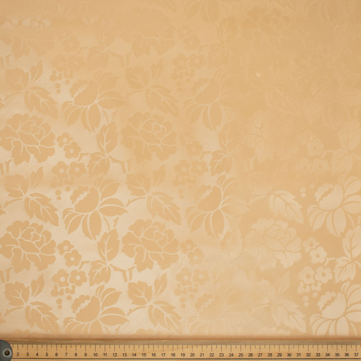 Caramel Flower Tone on Tone Plastic Tablecloth Fabric – Homecraft Textiles
