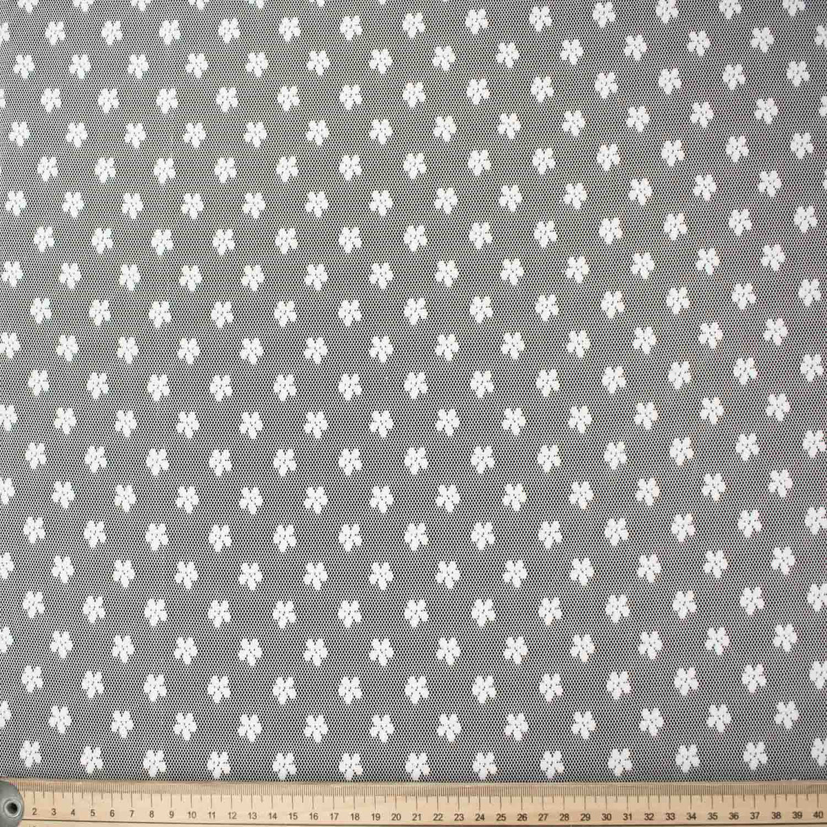 Flocked Floral Lace Mesh – Homecraft Textiles