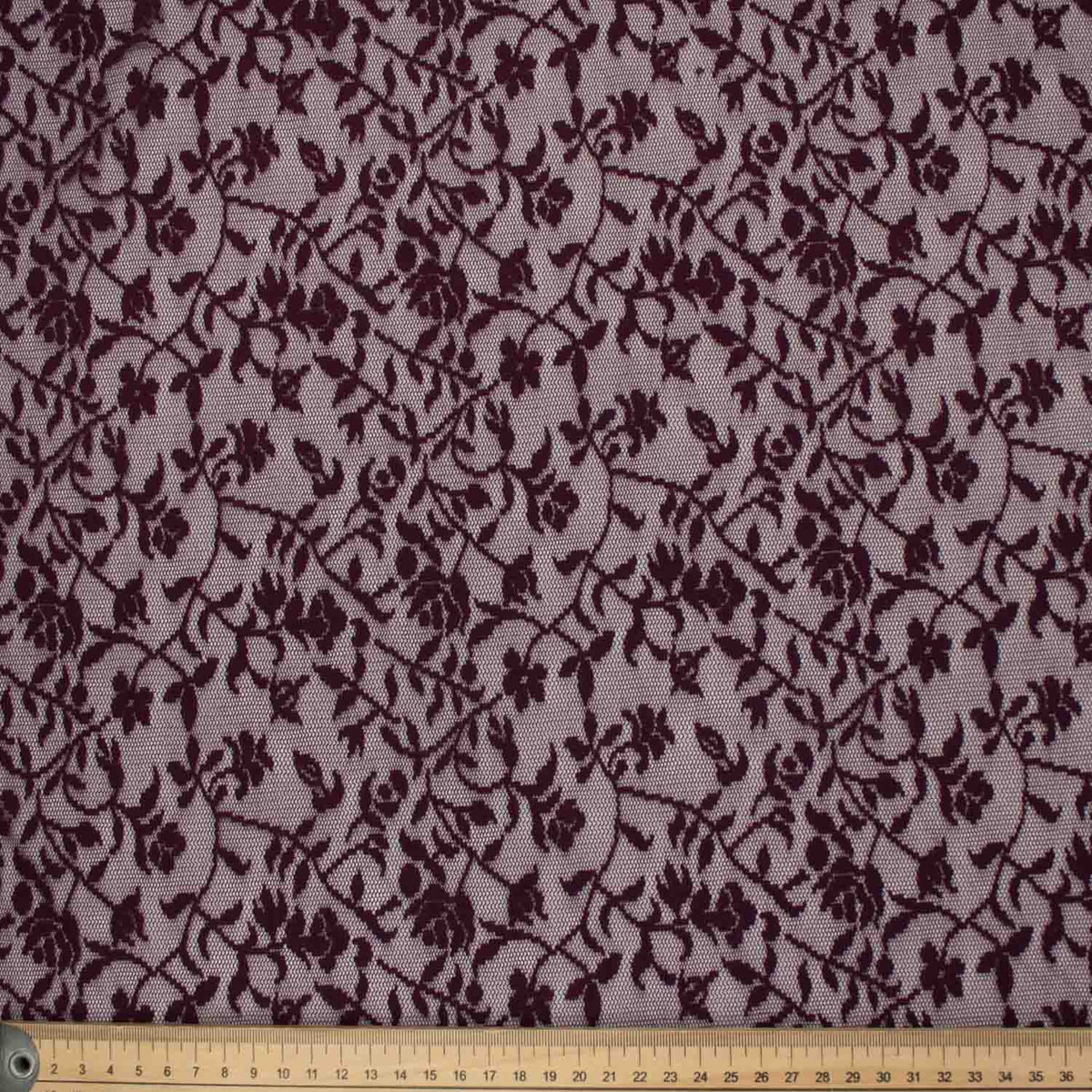 Flocked Floral Vines Lace Mesh – Homecraft Textiles