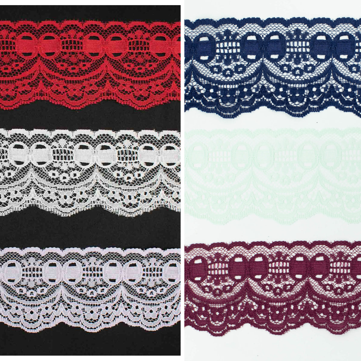 Nylon Lace Trim Design-10 55mm – Homecraft Textiles