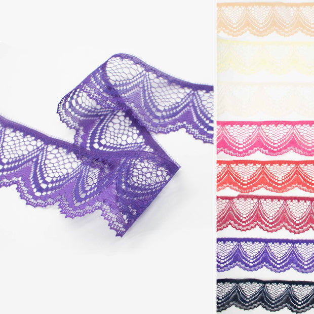 Nylon Lace Trim Design-9 40mm – Homecraft Textiles