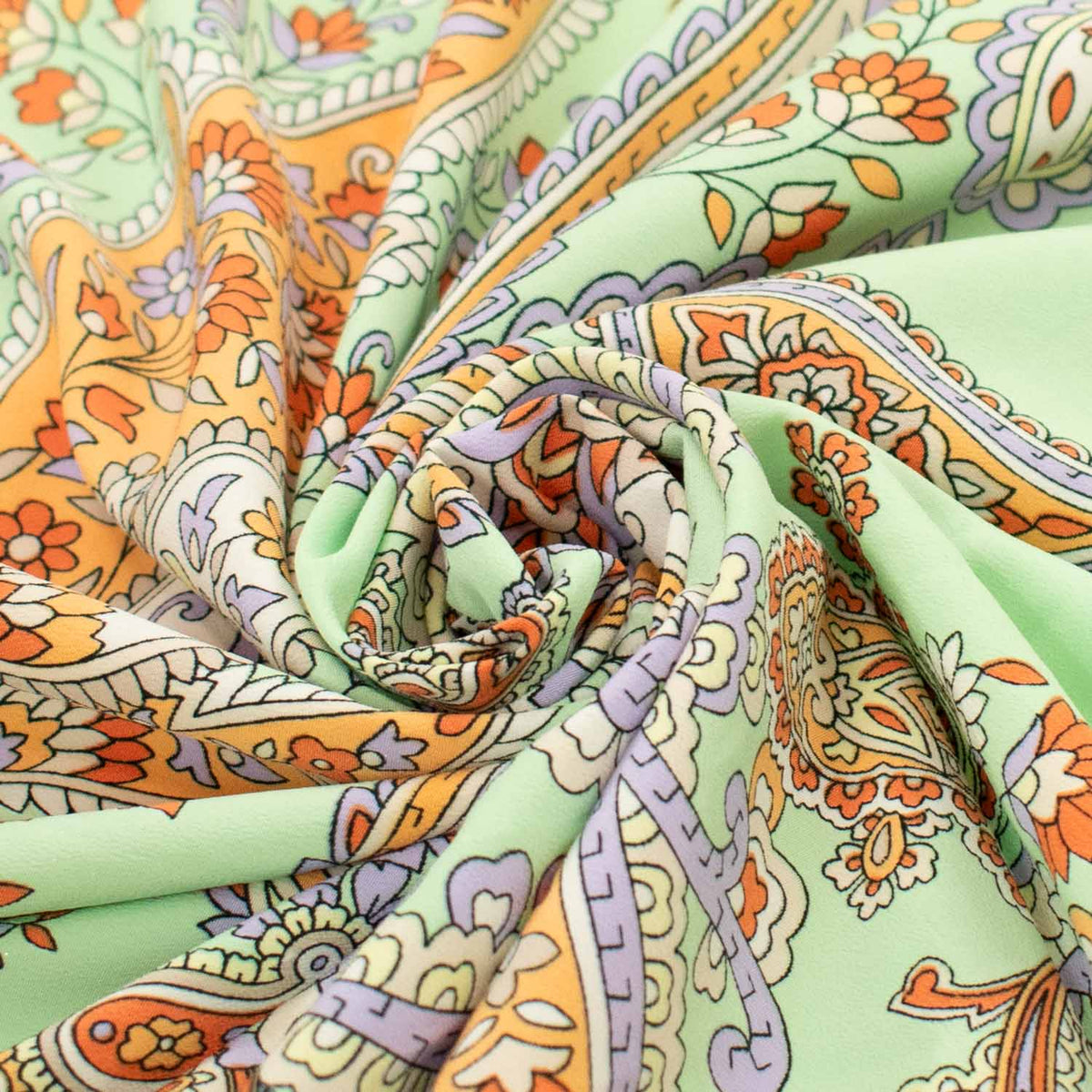 Lakesha Paisley Crepe Border Prints – Homecraft Textiles