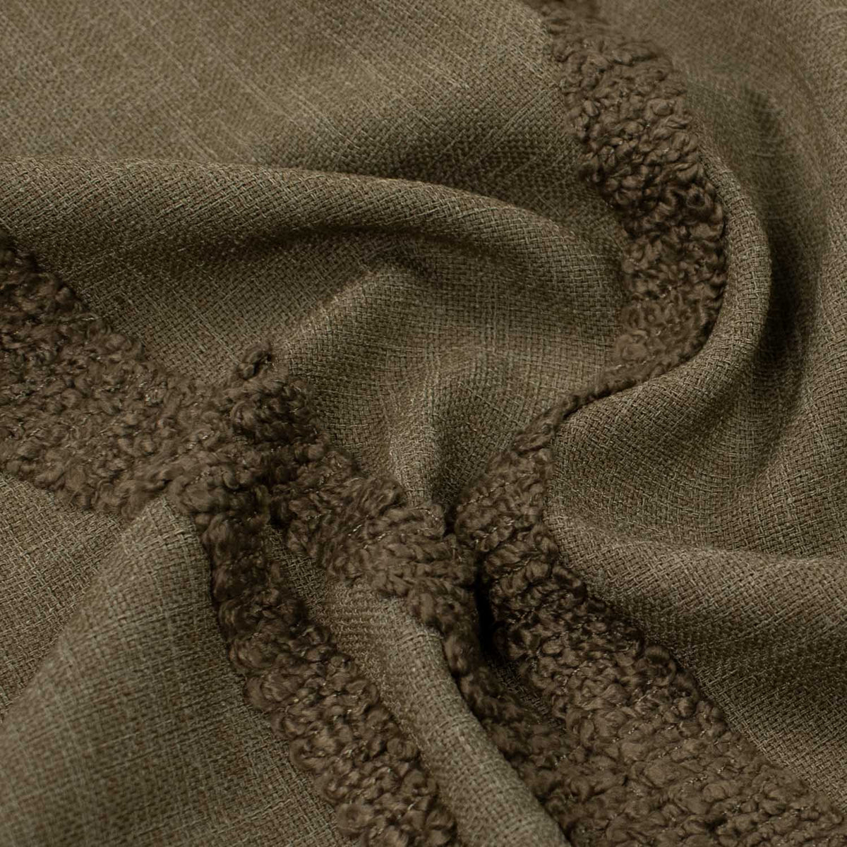 Molto by Zepel Curtaining/Upholstery Embroideredn Wave Linen ...