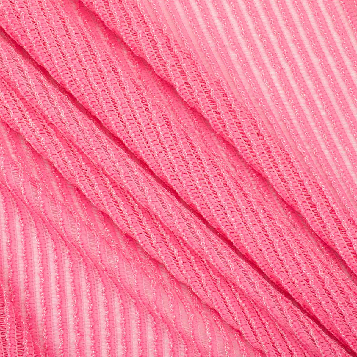 Pink Stripe Rib Knit Mesh – Homecraft Textiles