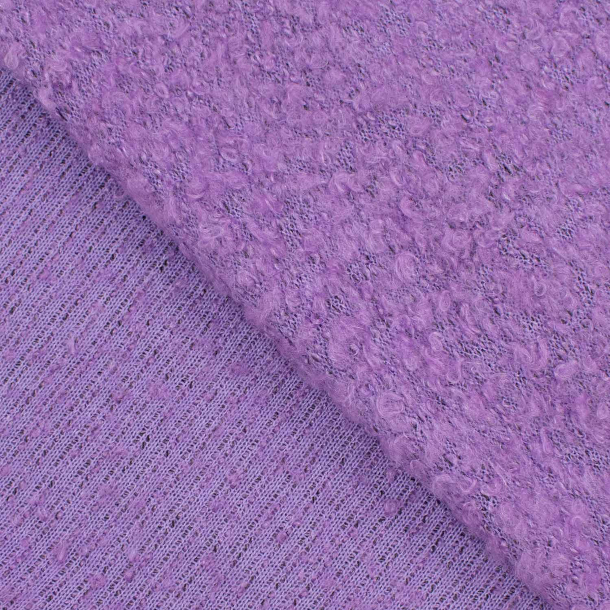 Premium Japanese Wool Blend Boucle Suiting Col-Jacaranda – Homecraft ...