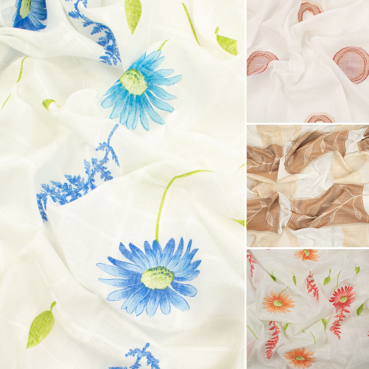 Printed Linen Look Curtaining/Upholstery 280CM – Homecraft Textiles