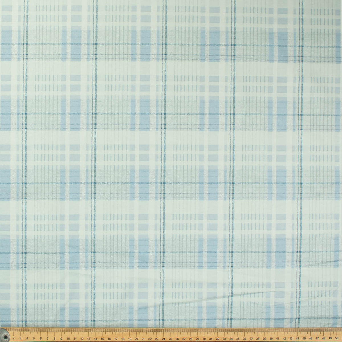 Printed Lining Design-15 Ice Blue Checks – Homecraft Textiles