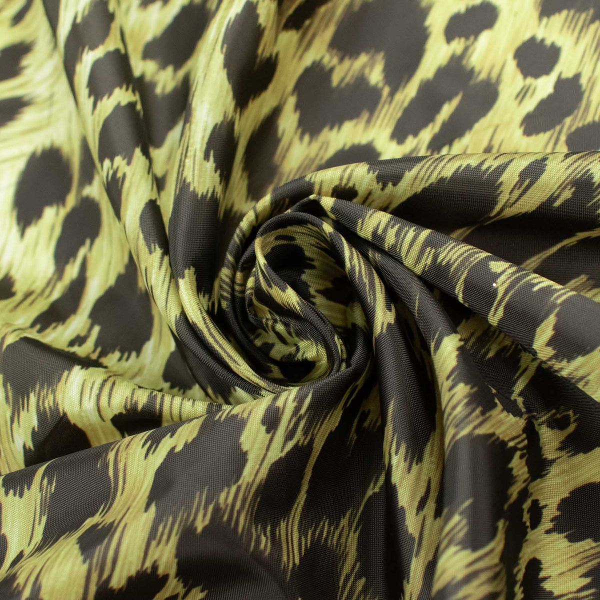 Printed Lining Design-25 Green Black Leopard – Homecraft Textiles