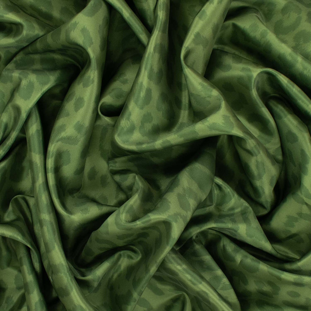 Printed Lining Design-26 Green Leopard – Homecraft Textiles