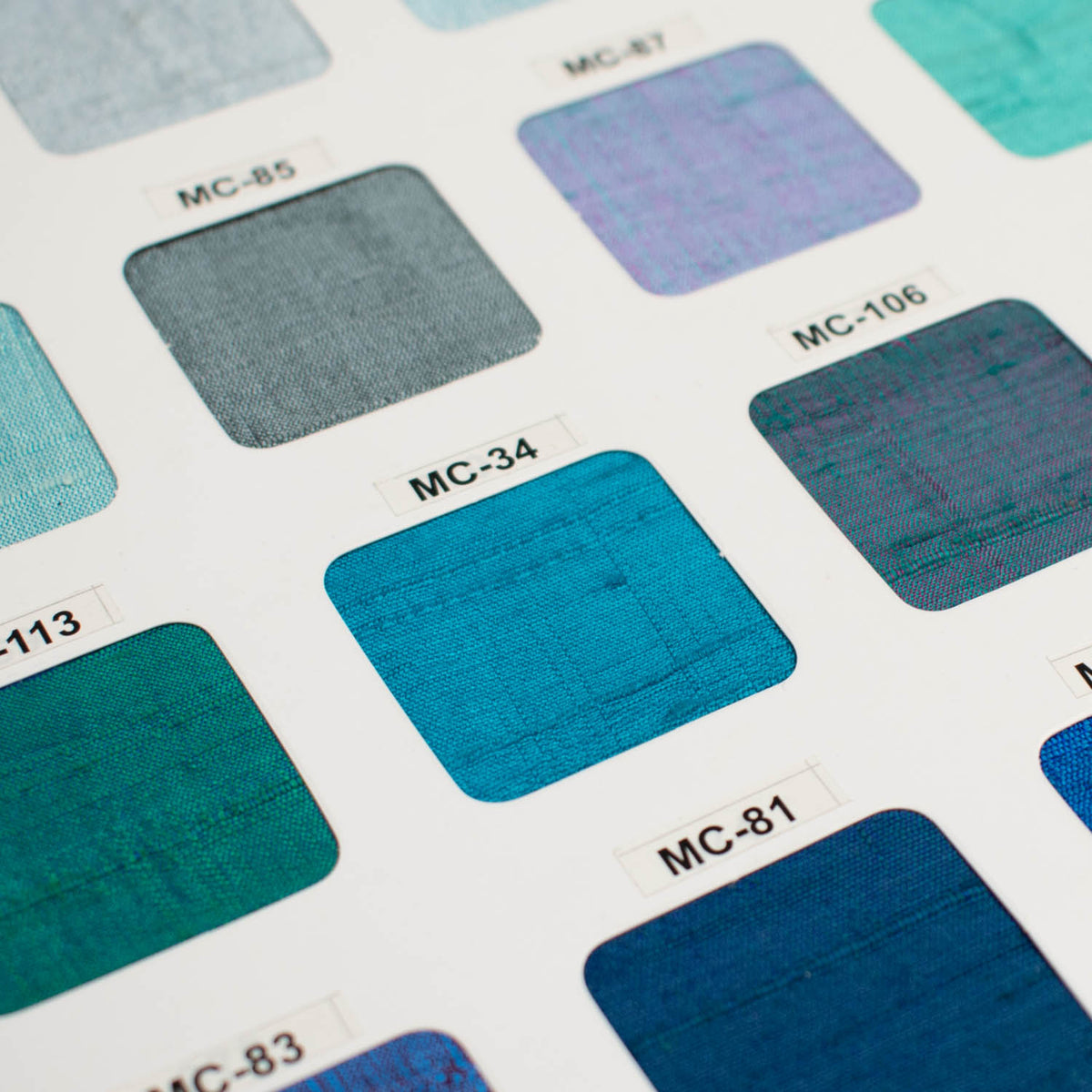 Dupion Raw Silk Sample Book – Homecraft Textiles