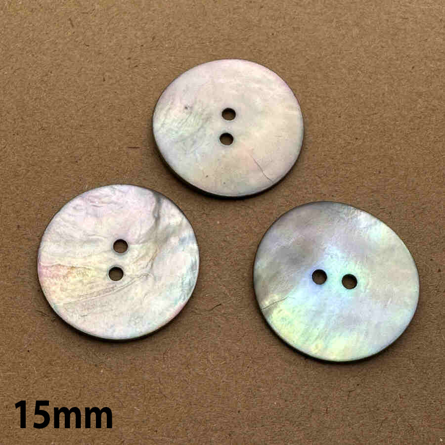2 Hole Natural Shell Button – Homecraft Textiles