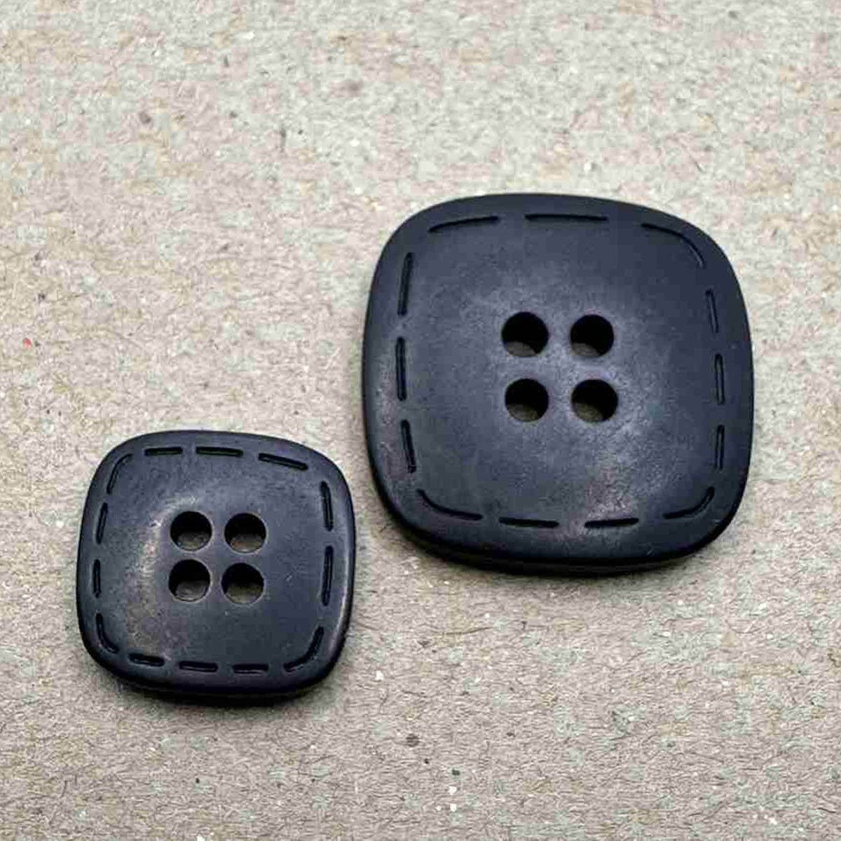 4 Hole Shiny Square Stitch Edge Button – Homecraft Textiles