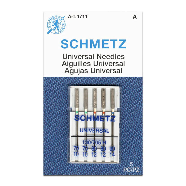 Schmetz Sewing Machine Needles Universal Mix 70/80/90 - 5 Per Cassette ...