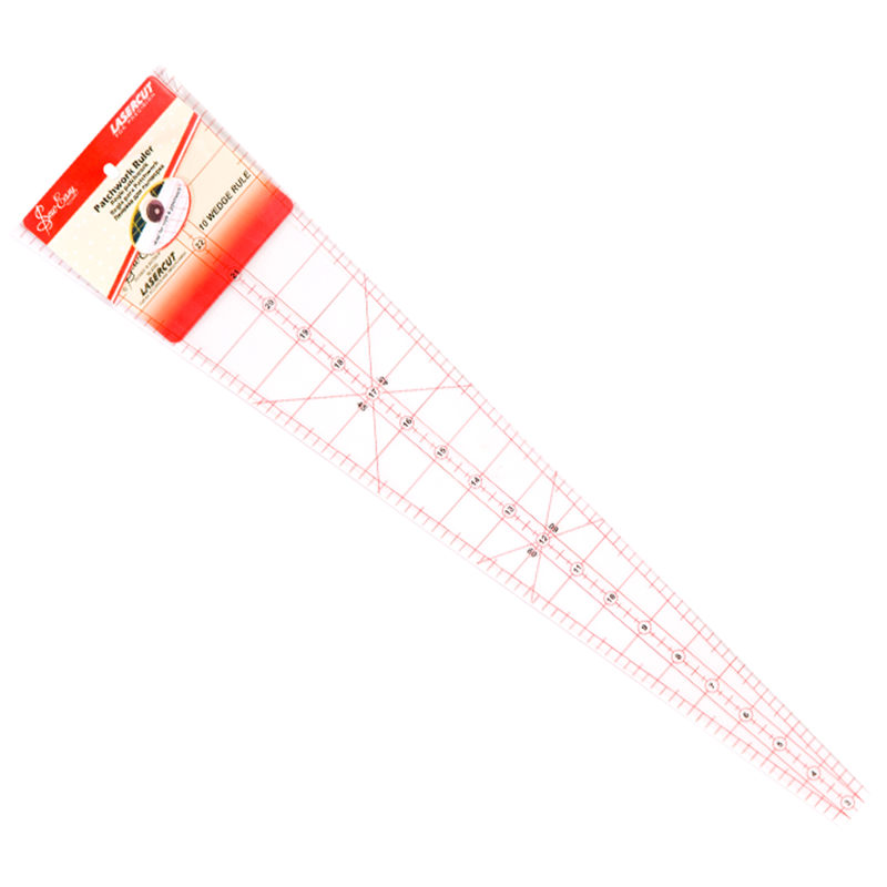 Sew Easy Triangle Wedge Ruler 10 Degree 22.5" x 5" – Homecraft Textiles