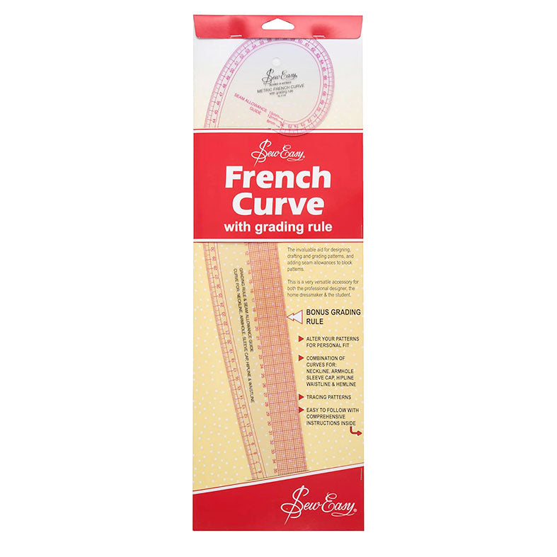Sew Easy French Curve Metric With Grading Rule – Homecraft Textiles
