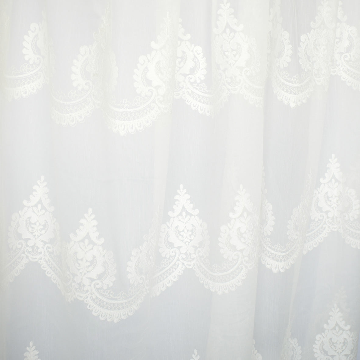 Versailles Collection Embroidered Curtaining Sheers Design-3 Baroque L ...
