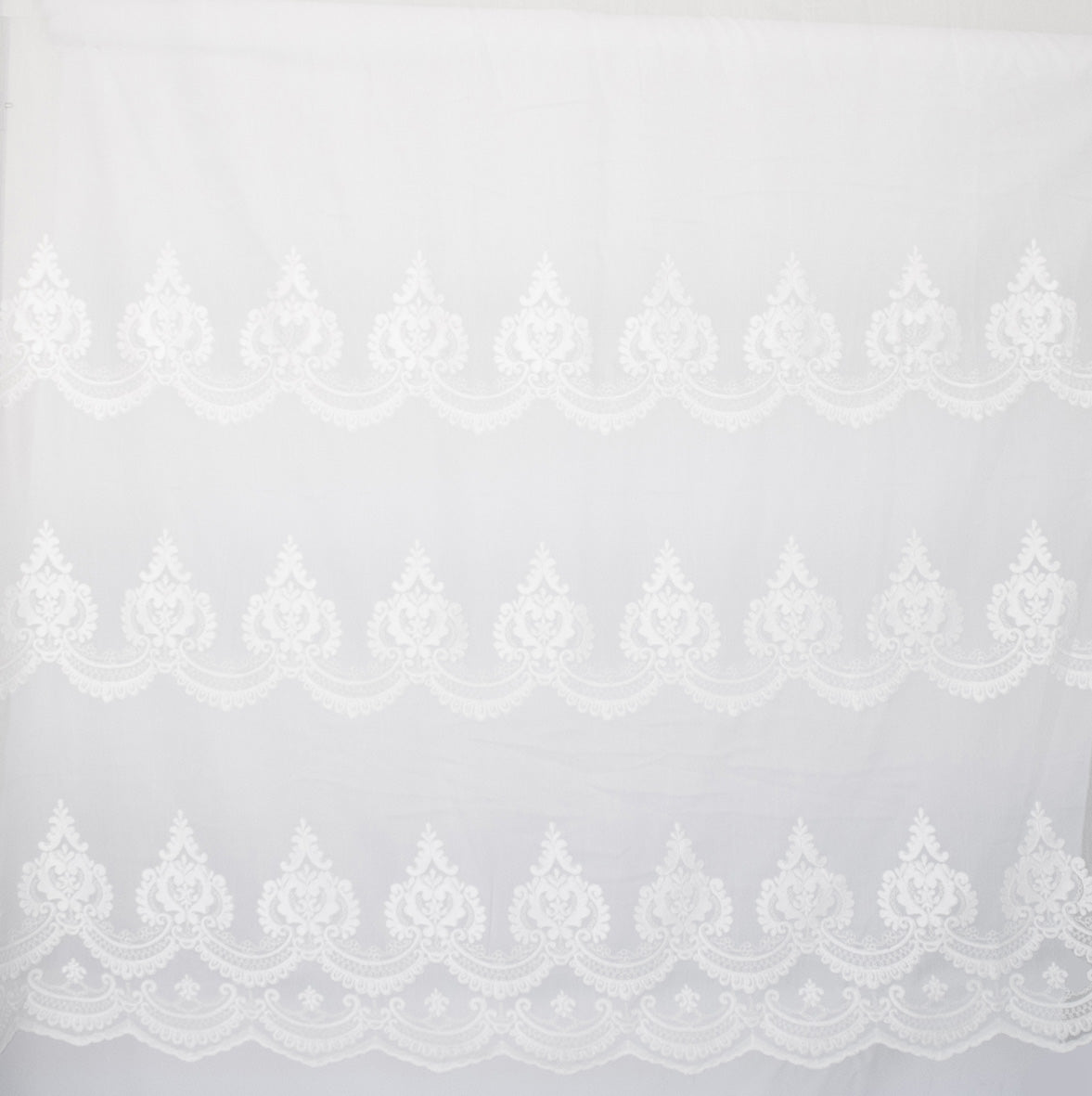 Versailles Collection Embroidered Curtaining Sheers Design-3 Baroque L ...