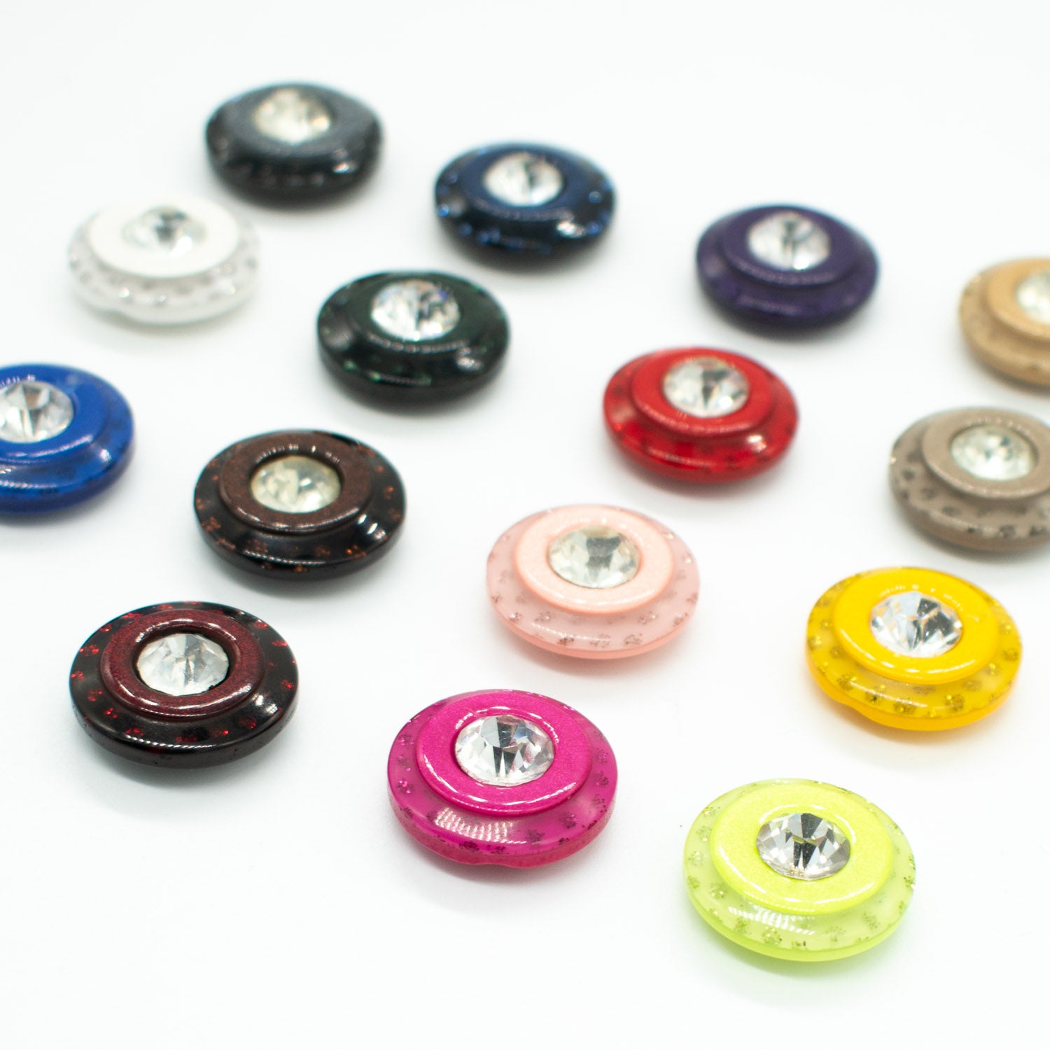 Shiny Sparkling Diamond Shank Button – Homecraft Textiles