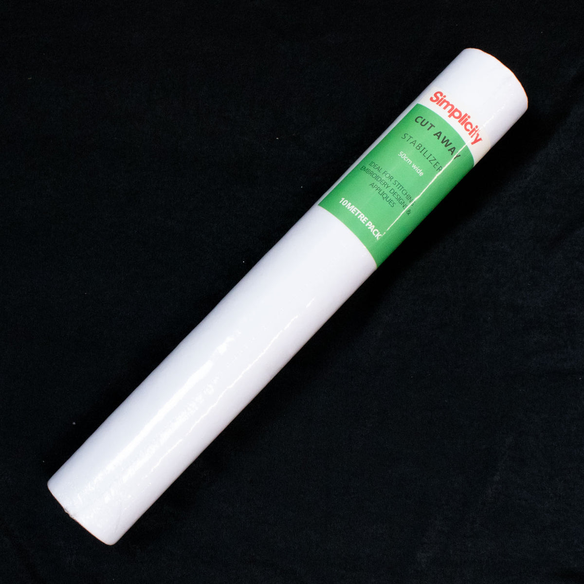 Simplicity Cutaway Medium Weight Embroidery Stabiliser 10M Roll ...