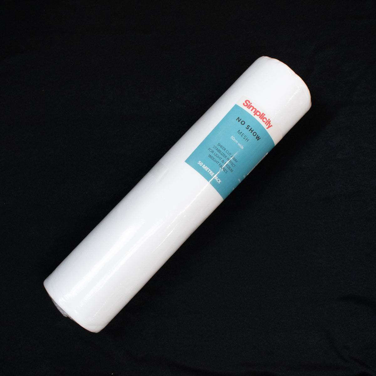 Simplicity No Show Mesh Sheer Cutaway Embroidery Stabilizer 50M Roll ...