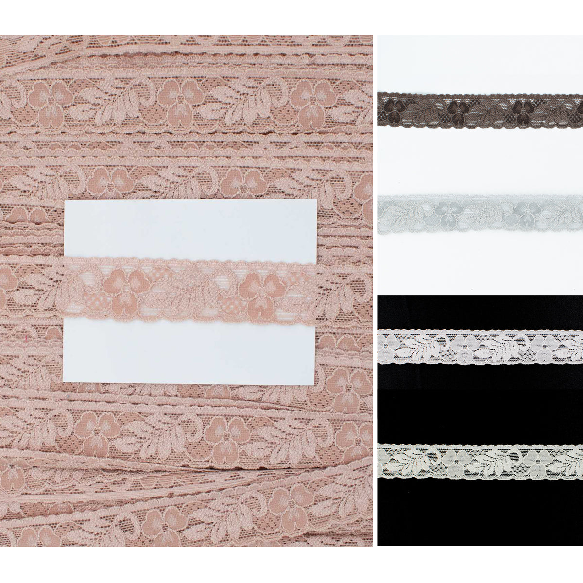 Stretch Lace Trim 25mm Design-S4 – Homecraft Textiles