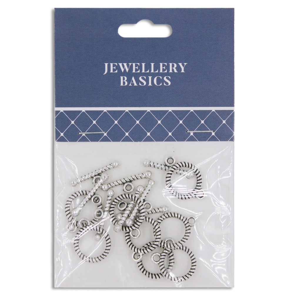 Toggle Clasp 12mm Silver 8Pcs – Homecraft Textiles