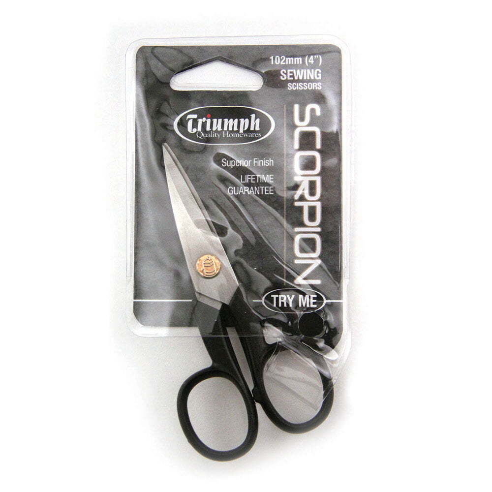 Triumph Scorpion Hobby Scissors 102mm (4") Heavy Duty Scissors ...