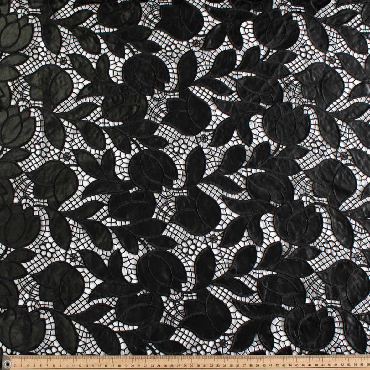 Botanic Vines Cutwork Faux Leather Vinyl Burnout Appliqué – Homecraft ...