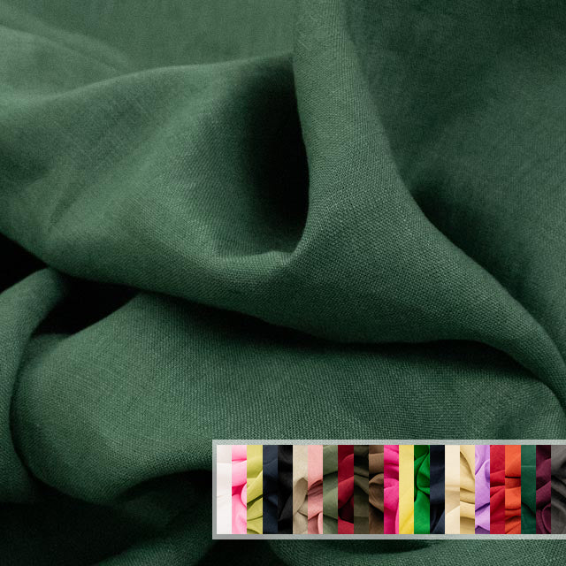 100% Pure Linen 145GSM 14x14 Washed – Homecraft Textiles