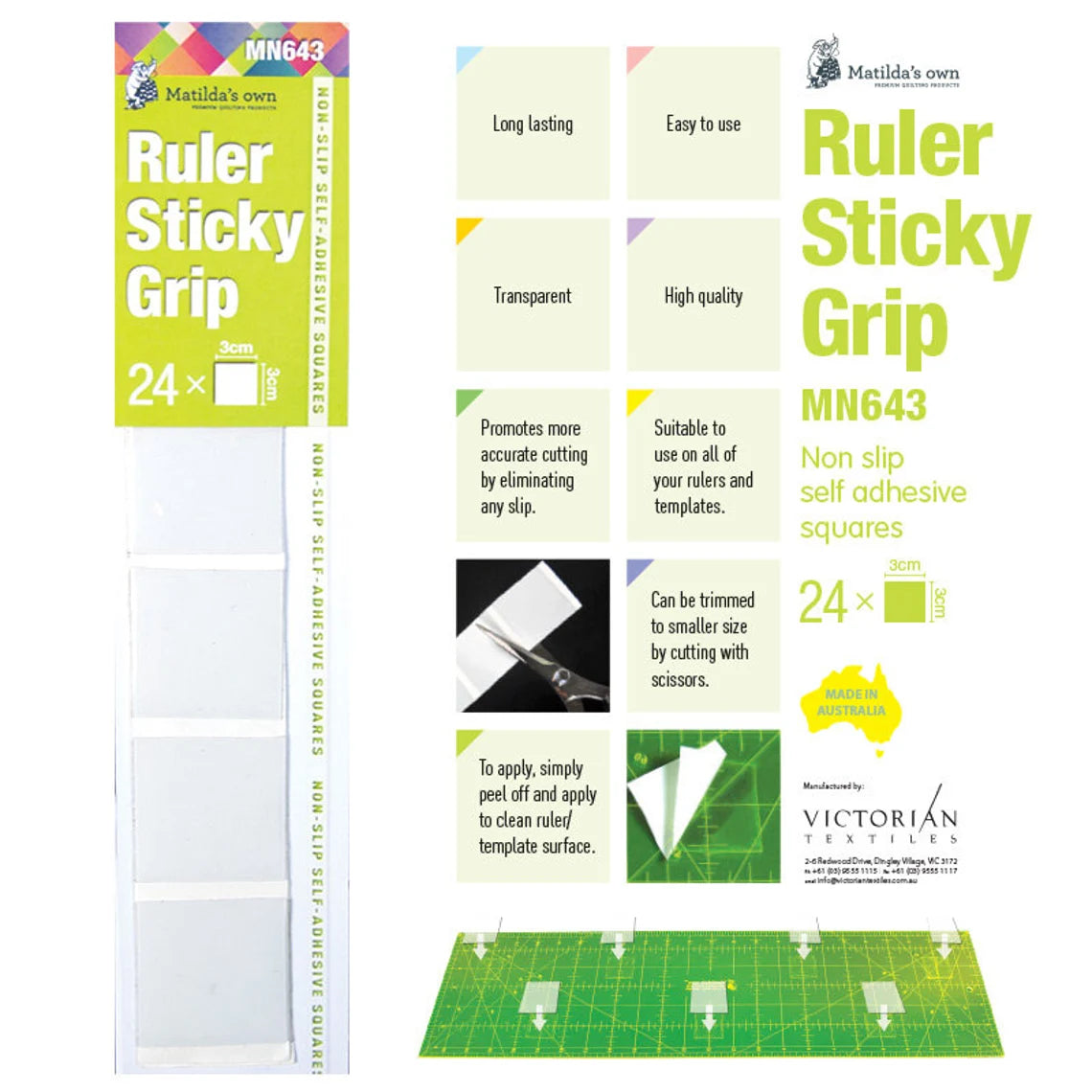 Matilda's Own Ruler Sticky Grip – Homecraft Textiles