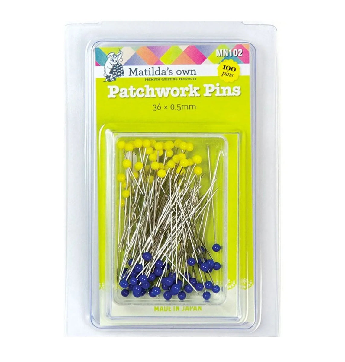 Matilda's Own Patchwork Pins 36mm x 0.5mm – Homecraft Textiles