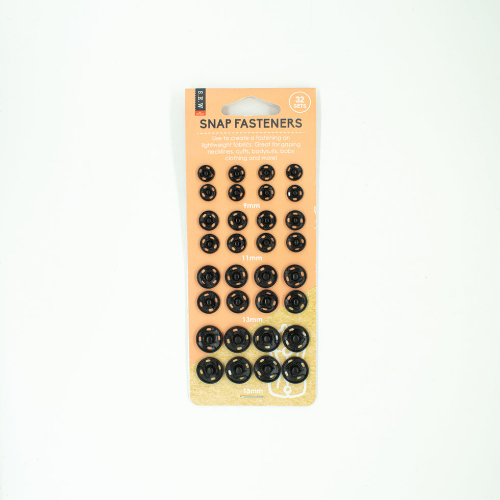 Sew Easy Snap fastener (Assorted sizes) – Homecraft Textiles