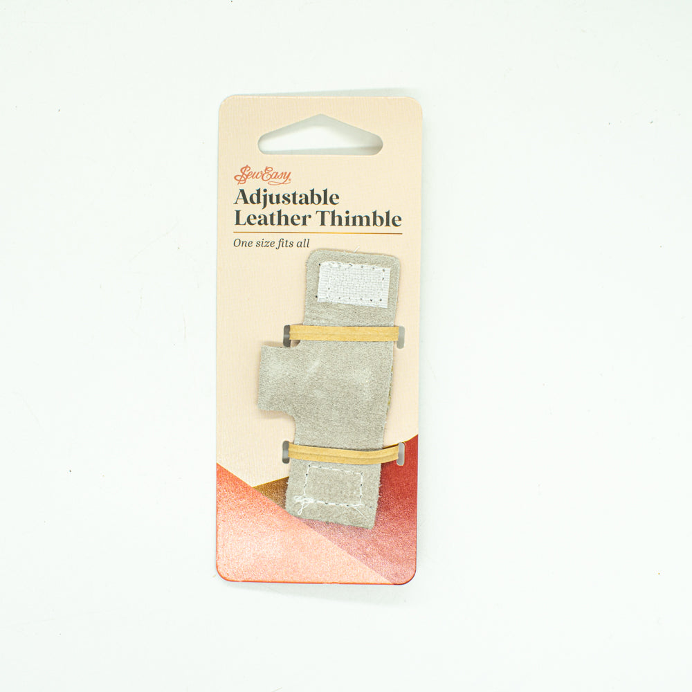 Sew Easy Adjustable Leather Thimble - One Size – Homecraft Textiles
