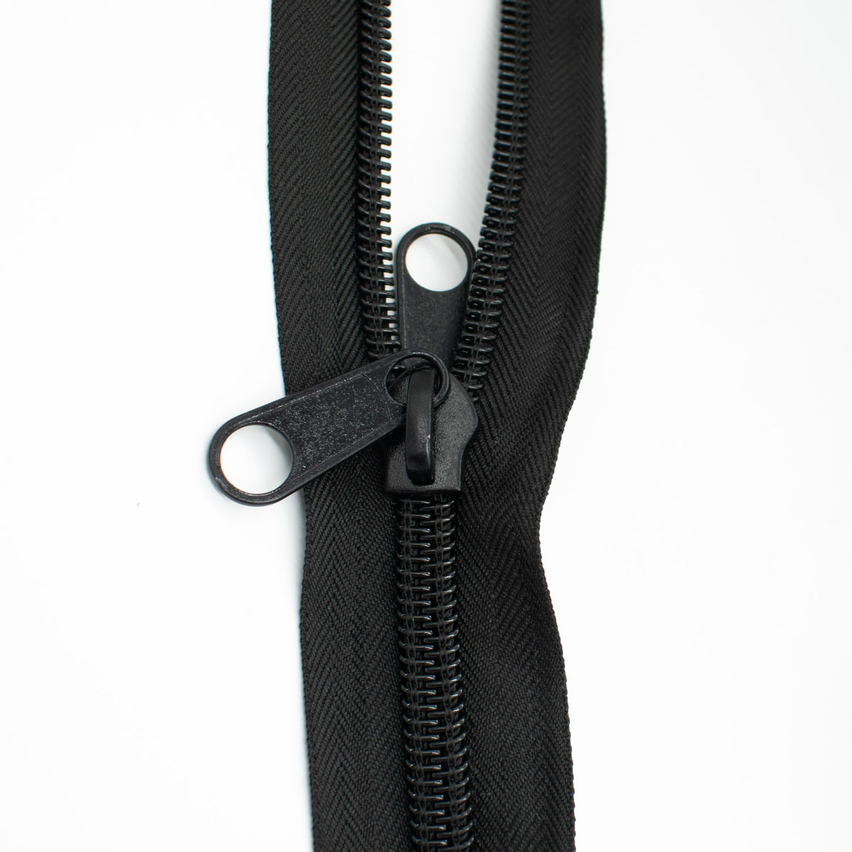 Size 10 Spiral Double Puller Slider Open Ended Reversible Zip 5M ...