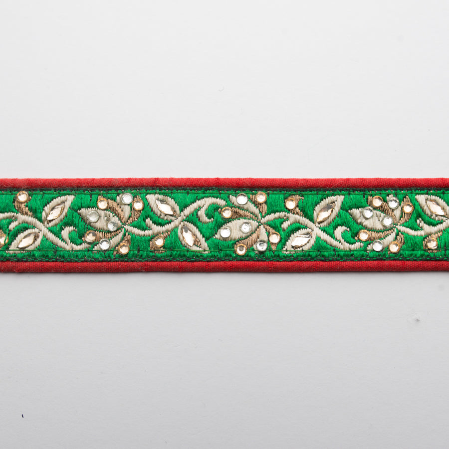 Embroidered Fancy Floral Ribbon-2.5cm – Homecraft Textiles