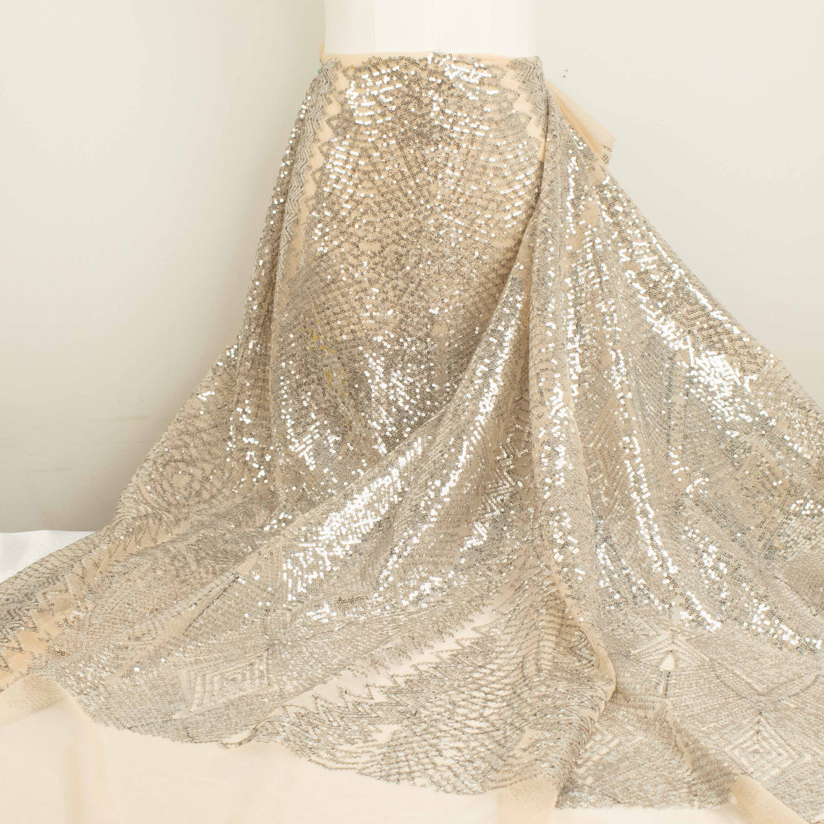 Sequin Mesh Lace Design-14 – Homecraft Textiles