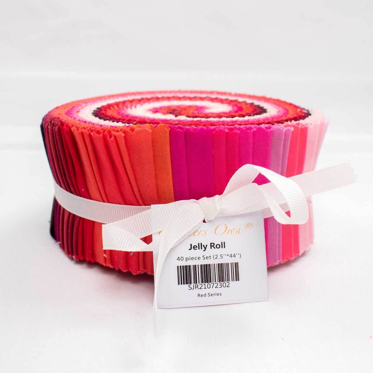Solid Colour Jelly Rolls 40 pieces Set Col-Red – Homecraft Textiles